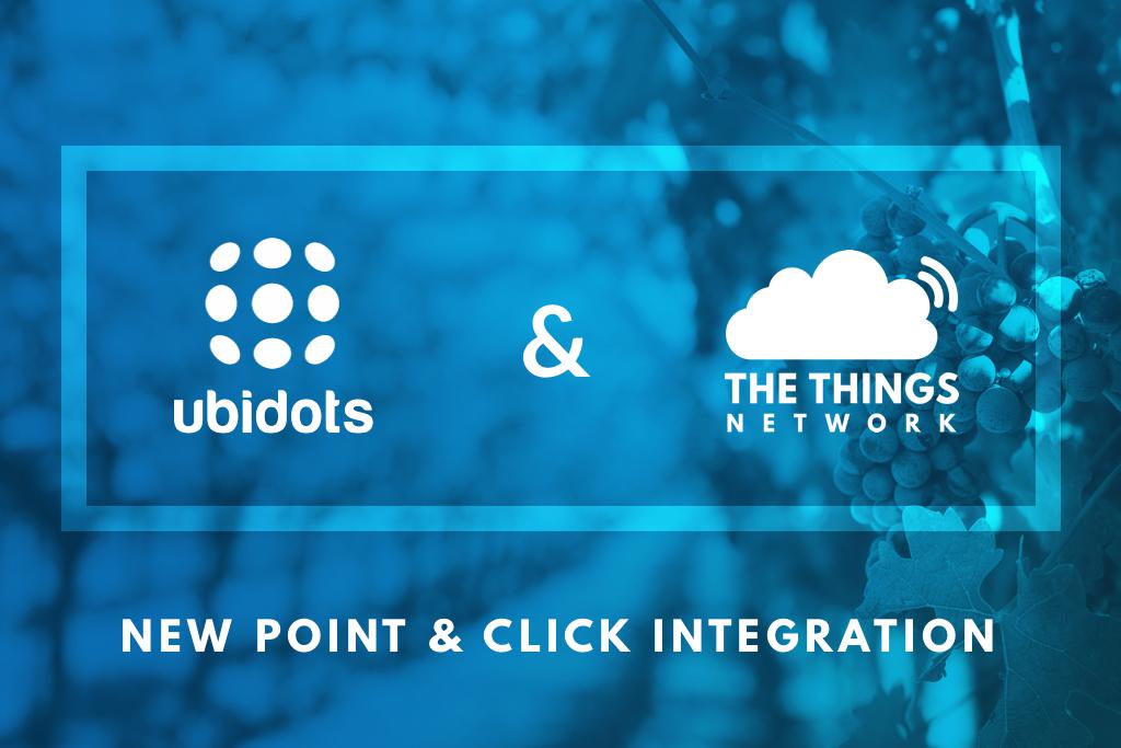 The Things Network Releases a Point & Click Integration with Ubidots