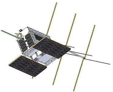 LoRa transmission from low orbit satellite