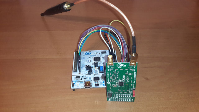 STM32L476 Nucleo-64 + SX1276RF1IAS - Stories - Labs
